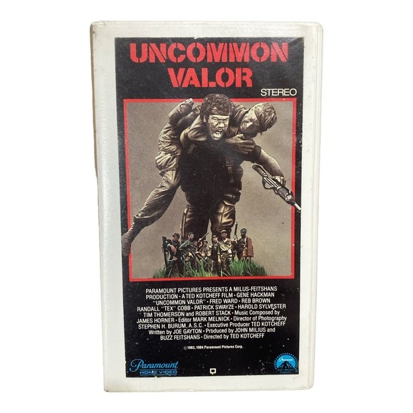 Media | Uncommon Valor Vhs 1984 Paramount Home Video Gene Hackman ...